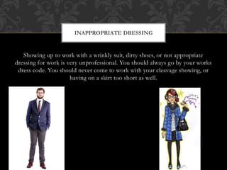 Inappropriate Work Behaviors | PPTX