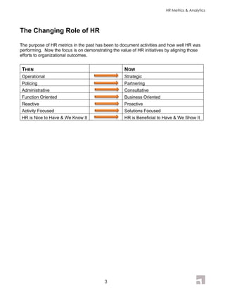 The Long History of HR Metrics and Analytics | PDF