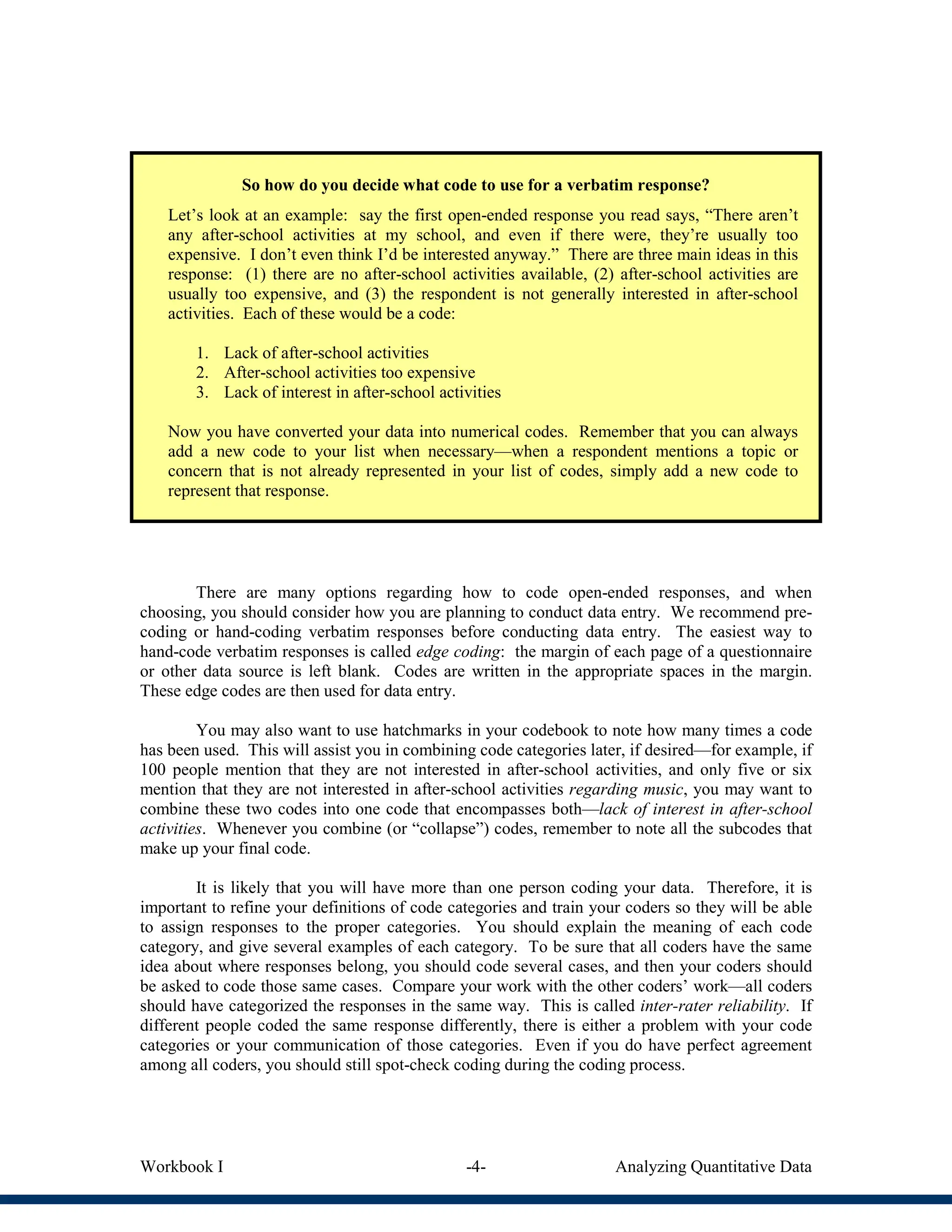 Workbook-I-Quantitative-Analysis. for researcher and other | PDF