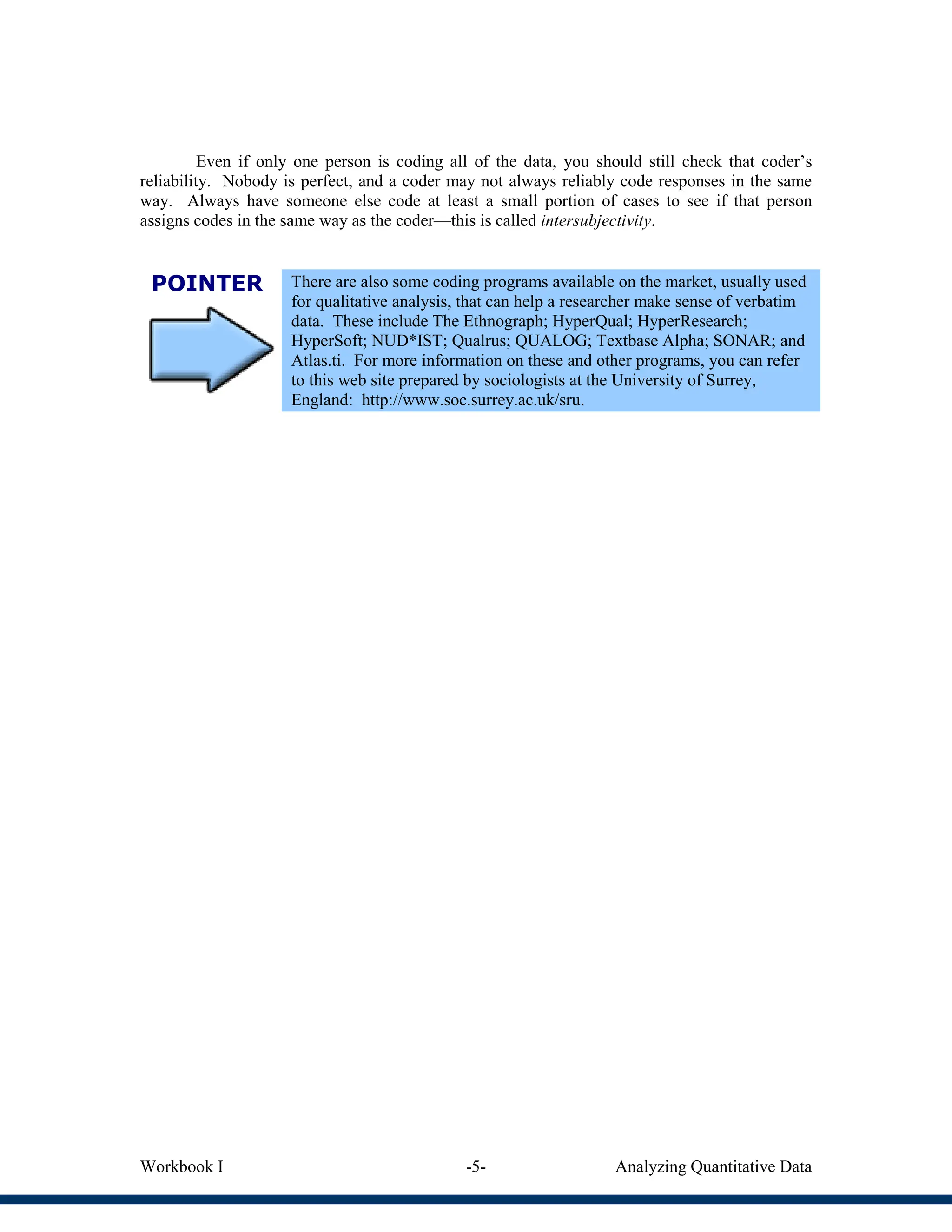 Workbook-I-Quantitative-Analysis. for researcher and other | PDF