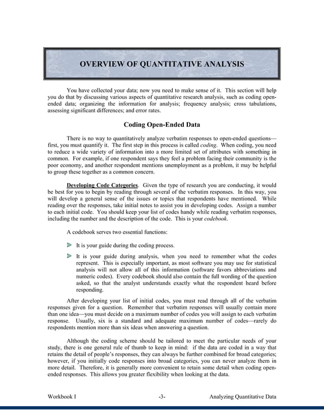 Workbook-I-Quantitative-Analysis. for researcher and other | PDF