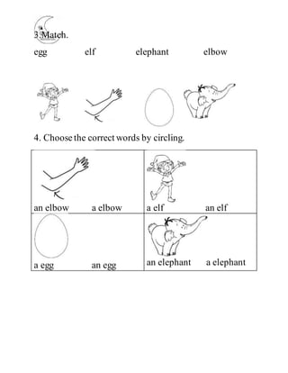 Bài tập TIẾNG ANH cho sách MY PHONICS GRADE 1 | DOCX