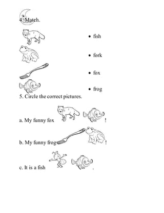 Bài tập TIẾNG ANH cho sách MY PHONICS GRADE 1 | DOCX