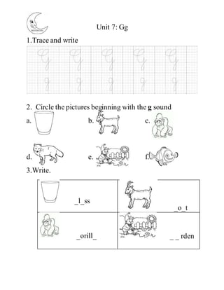 Bài tập TIẾNG ANH cho sách MY PHONICS GRADE 1 | DOCX