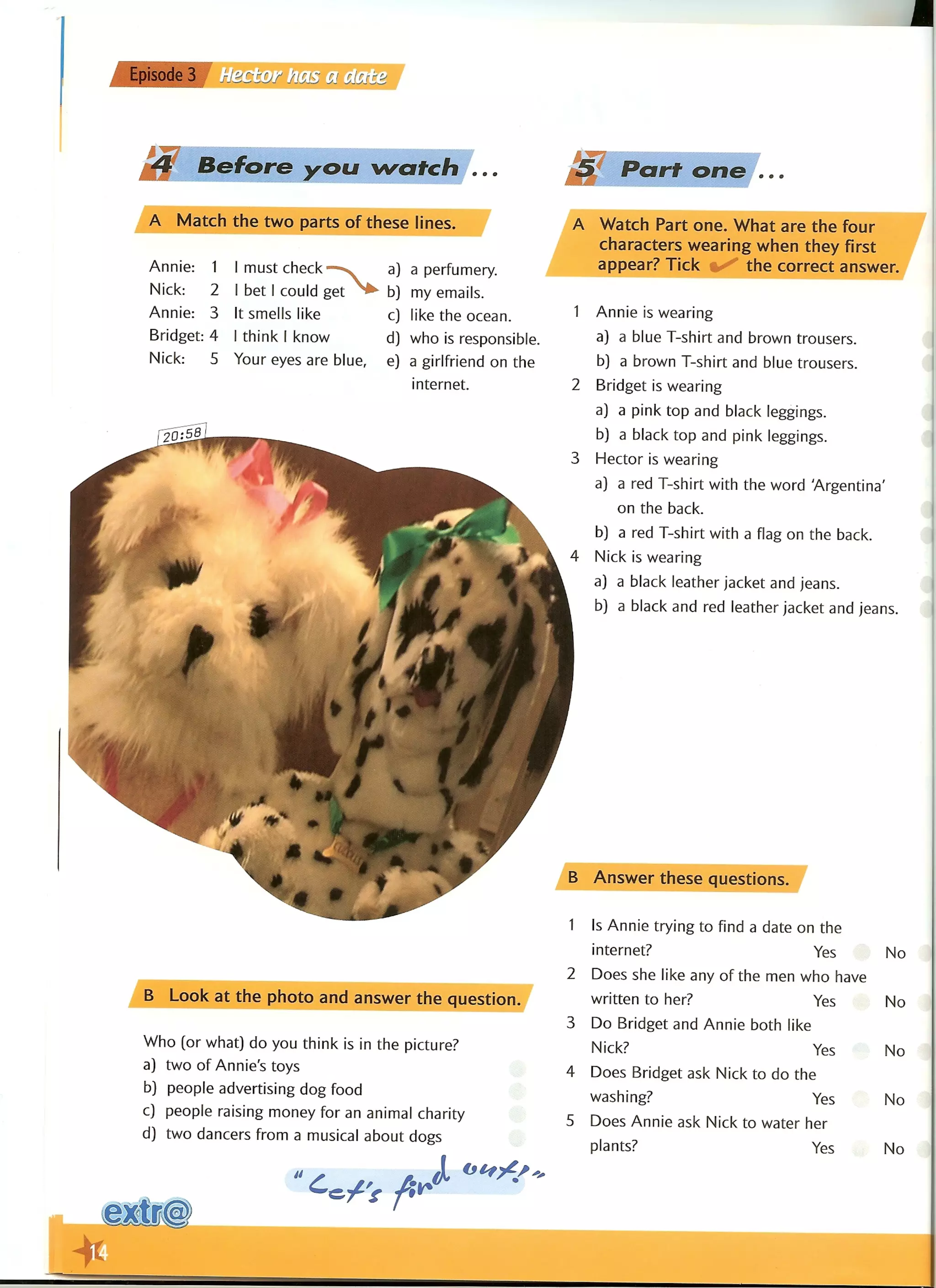 Extra English - Work book 1 | PDF