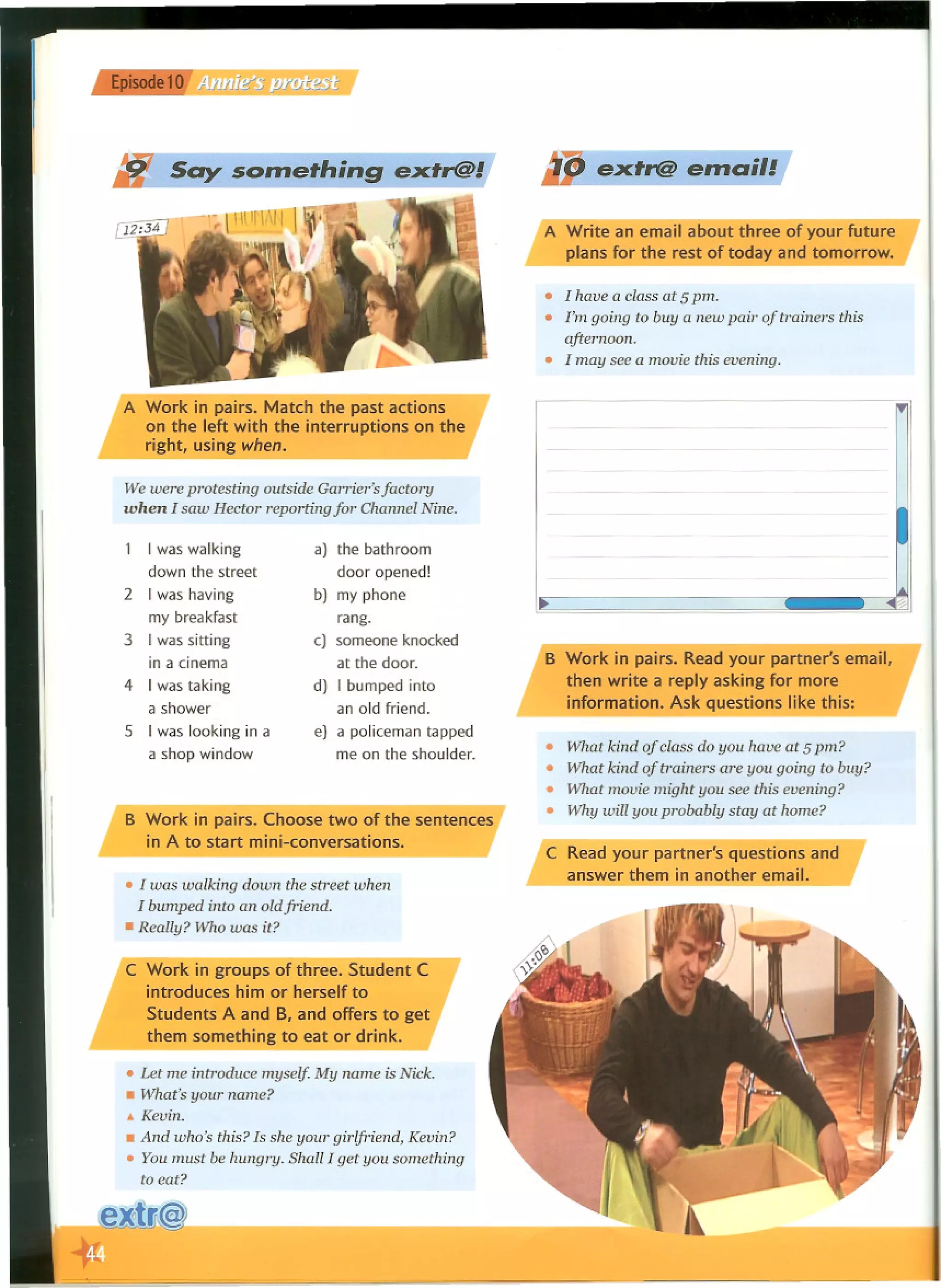 Extra English - Work book 1 | PDF