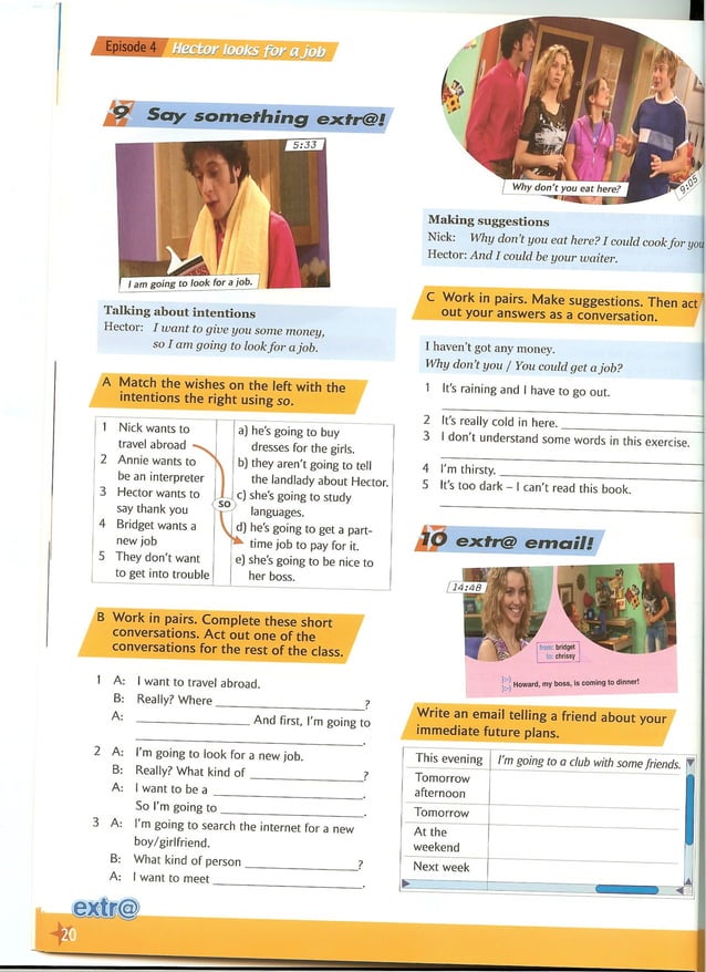 Extra English - Work book 1 | PDF | Books and Literature