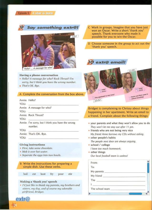 Extra English - Work book 1 | PDF | Books and Literature