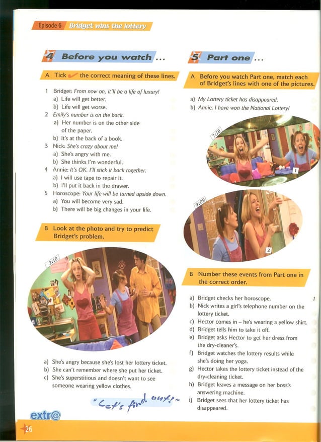 Extra English - Work book 1 | PDF | Books and Literature