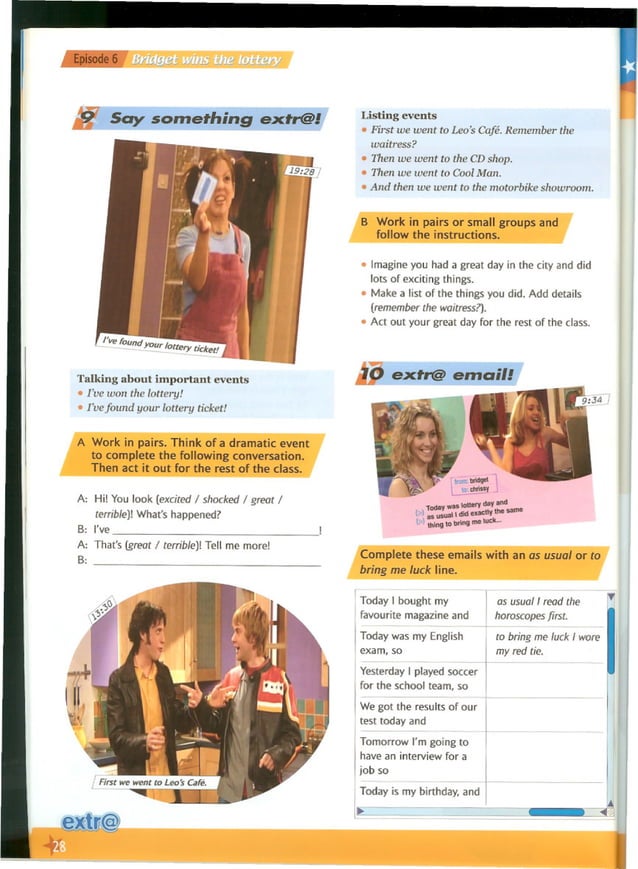 Extra English - Work book 1 | PDF | Books and Literature