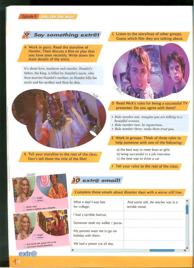 Extra English - Work book 1 | PDF | Books and Literature