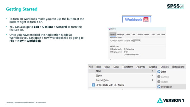 Workbook Mode in IBM SPSS Statistics.pptx Workbook Mode in IBM SPSS Statistics.pptx