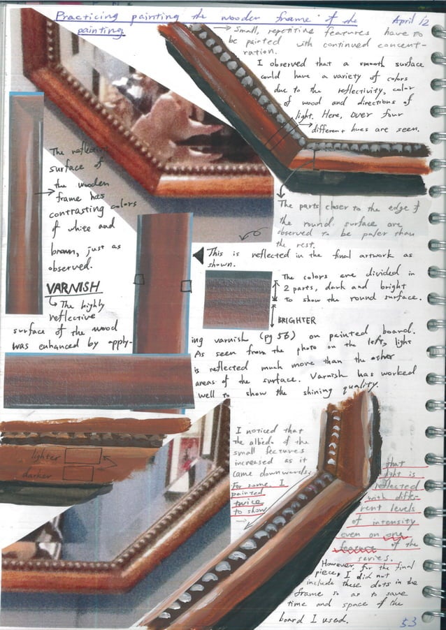 Visual Art Workbook pages (International Baccalaureate) | PDF