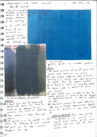 Visual Art Workbook pages (International Baccalaureate) | PDF