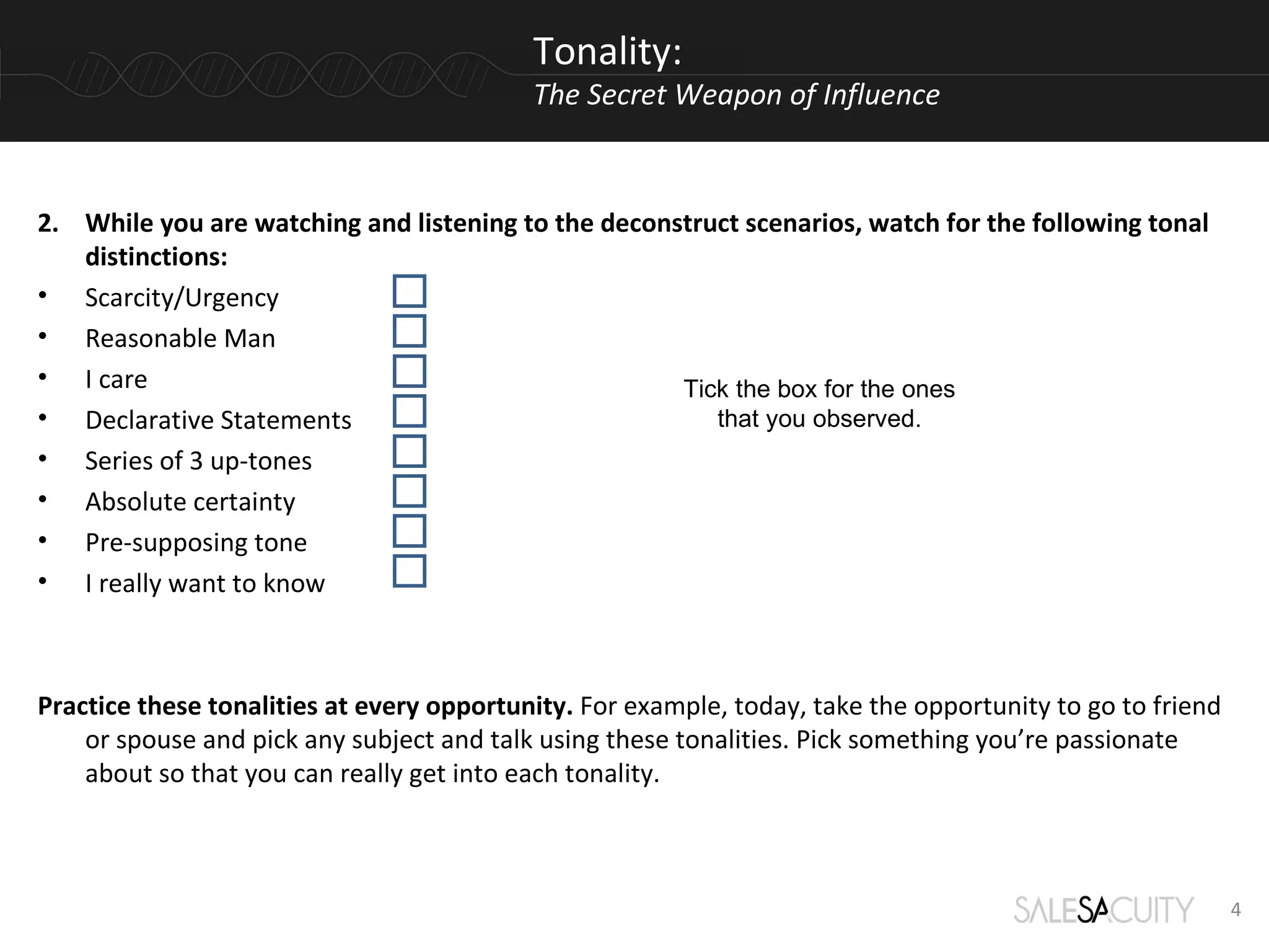 Workbook tonality | PPT | Family and Relationships