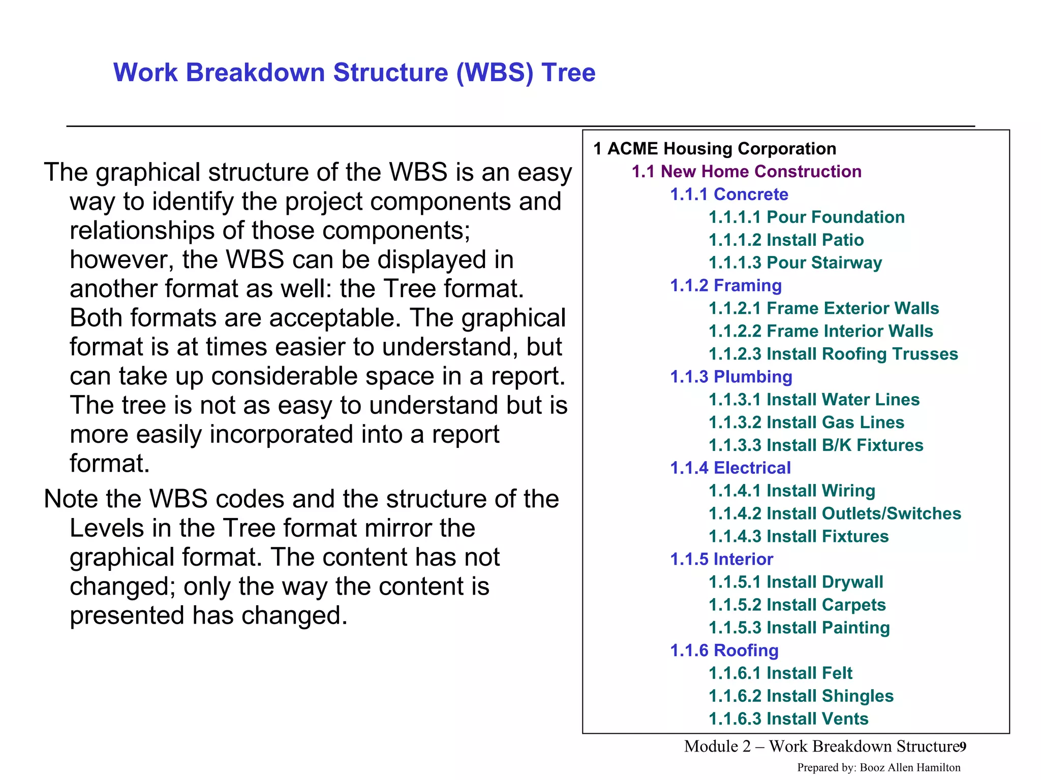 Work Breakdown Structure | PPT