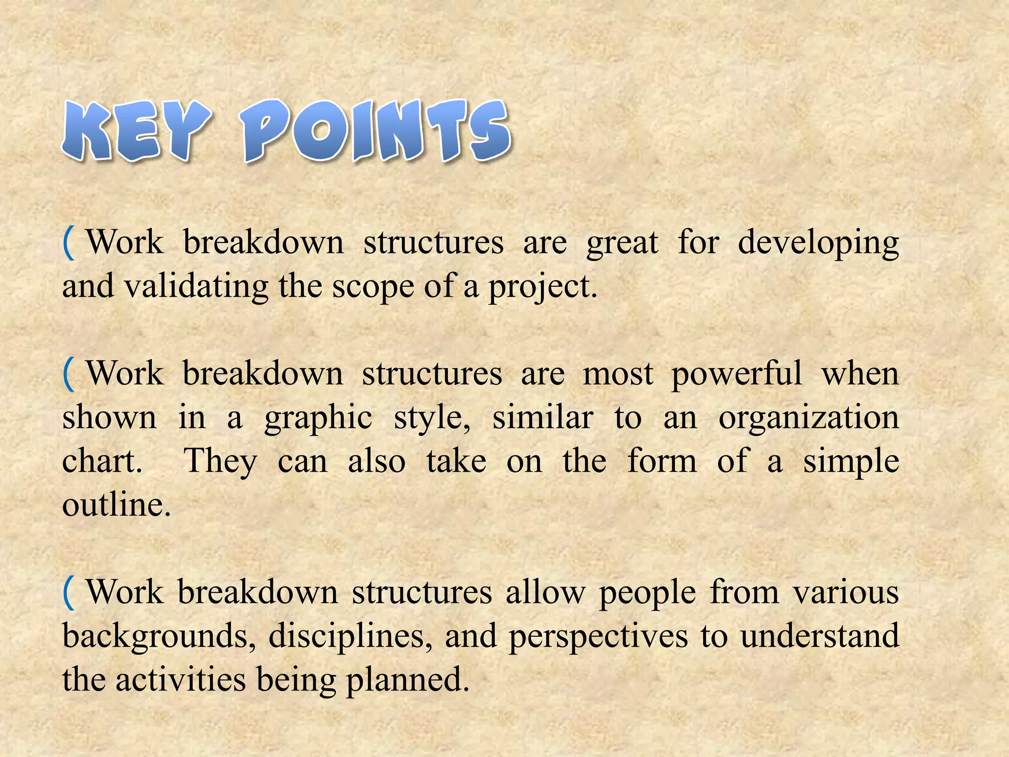 Work breakdown structure | PPTX