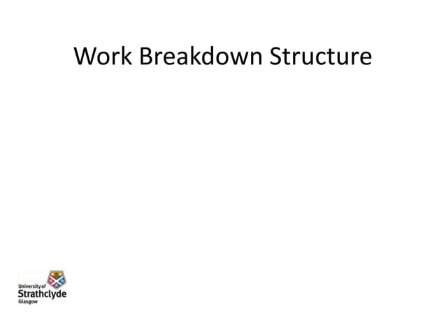 Work breakdown structure | PPT