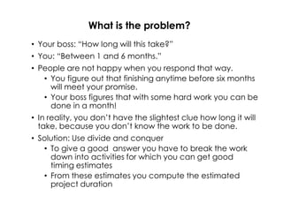 Work breakdown structure | PDF