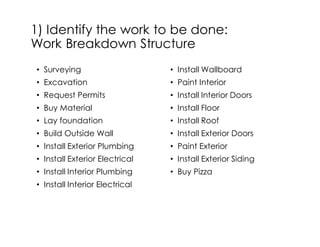 Work breakdown structure | PDF