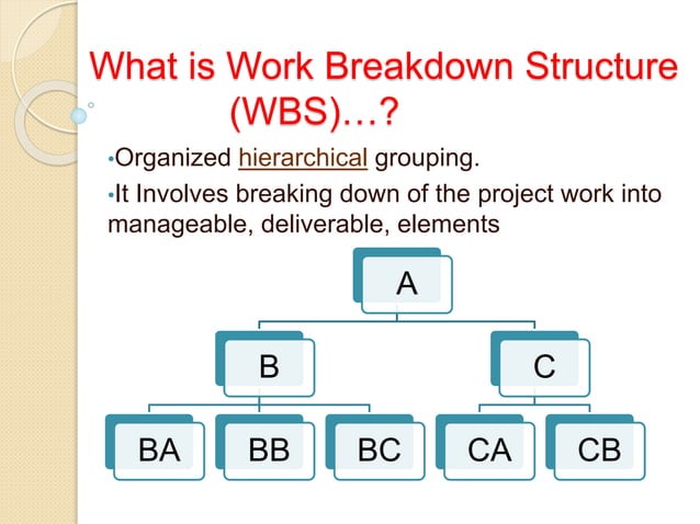 Work Breakdown Structure (WBS) | PPTX | Civil Engineering Industry ...
