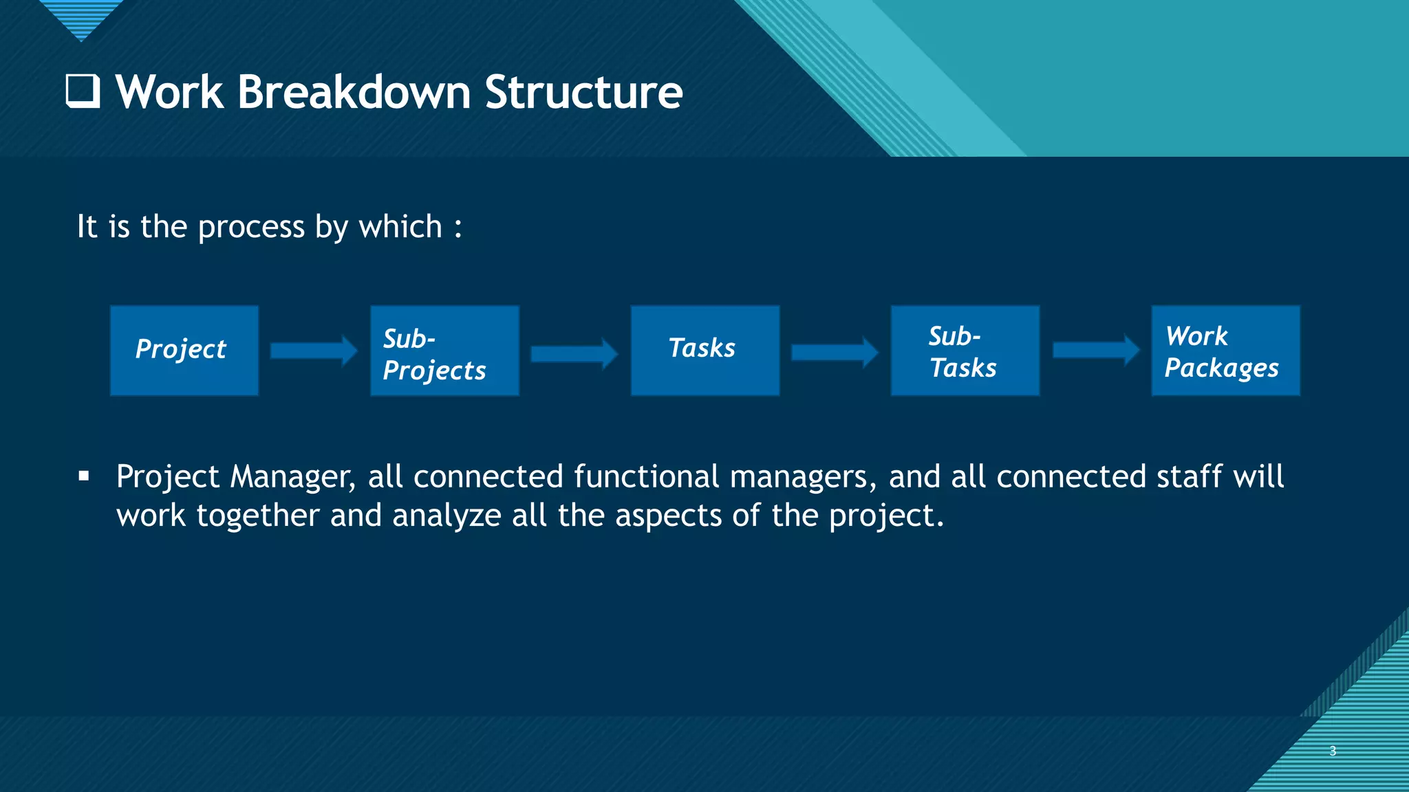 Work breakdown structure | PDF