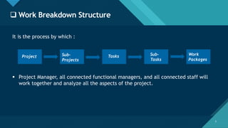 Work breakdown structure | PDF