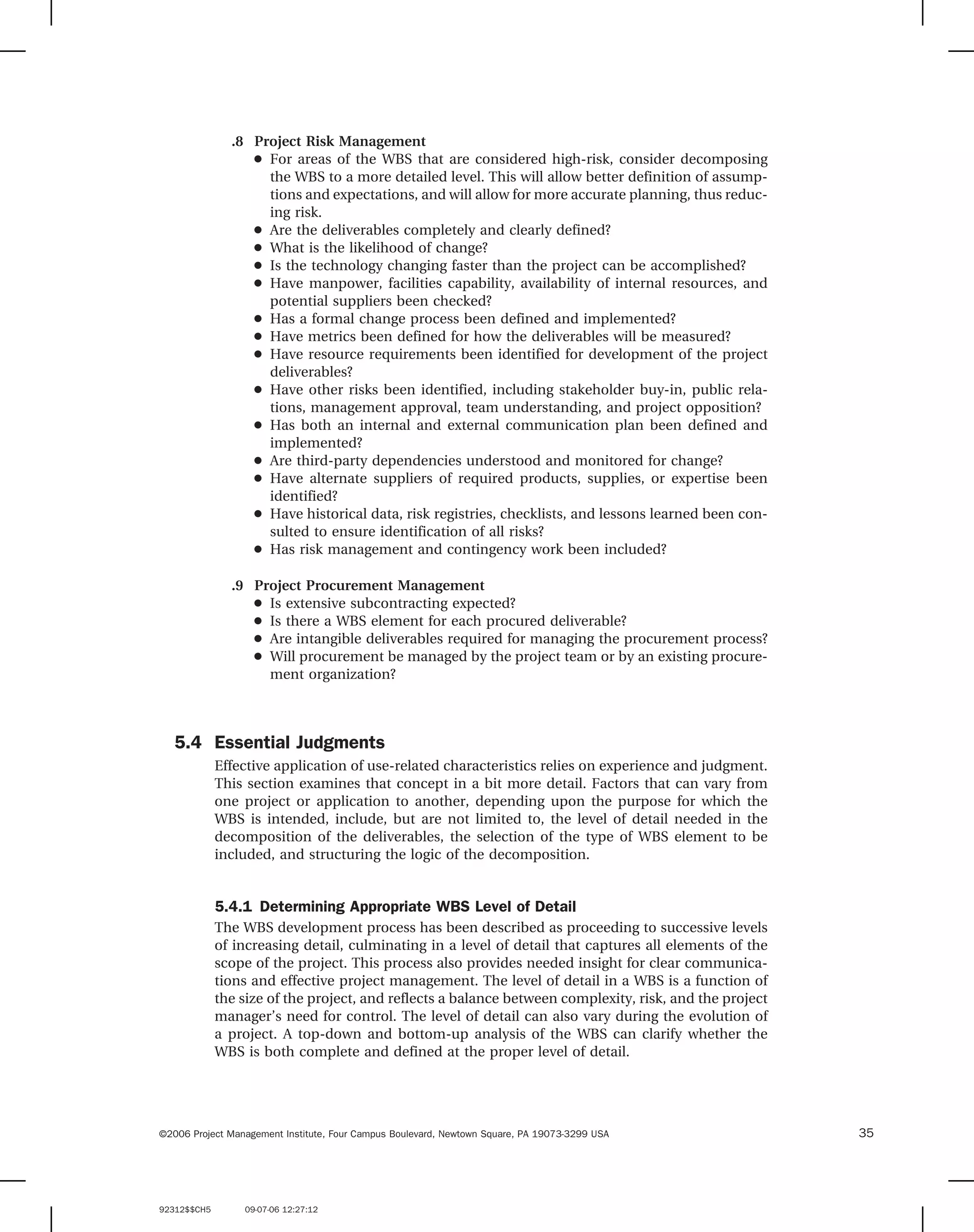 Work Breakdown Structure PMI.pdf