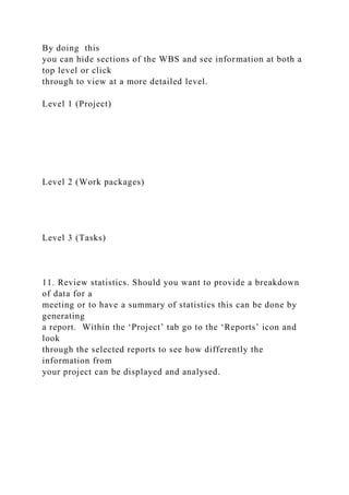Work Breakdown Structure (WBS) ActivityYour organisati.docx