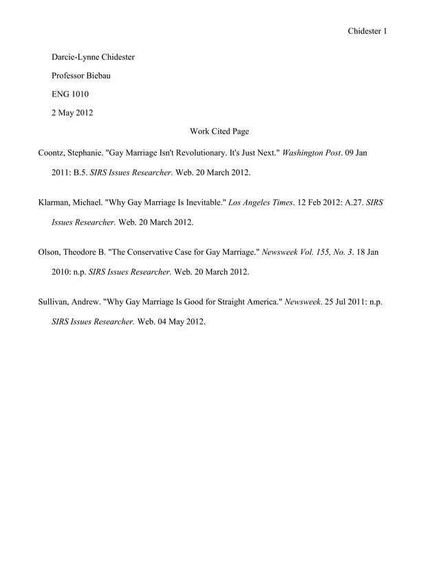 Work cited page | PDF