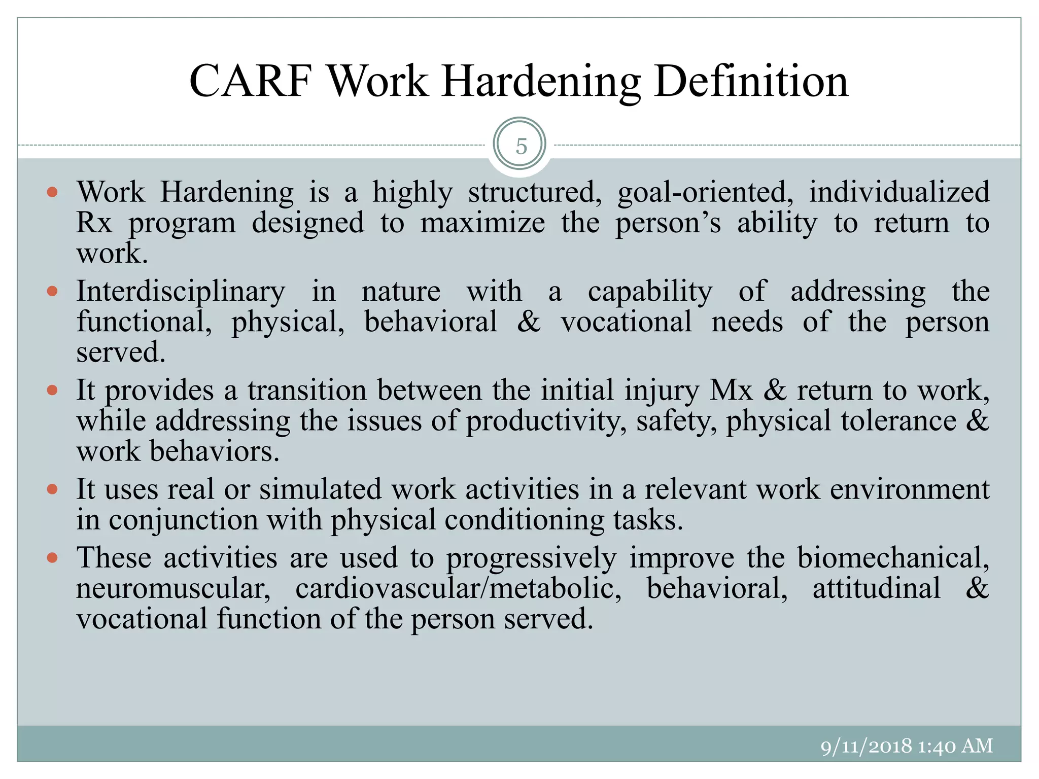 Work conditioning and Work hardening | PPTX