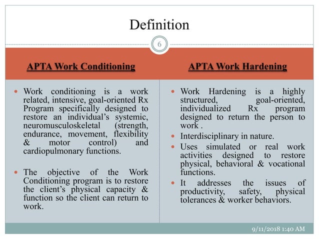 Work conditioning and Work hardening | PPTX | Resume Writing and Advice ...