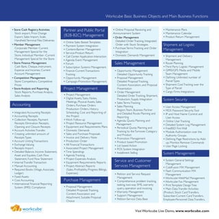 Workcube ERP Business Objects and Module List | PDF