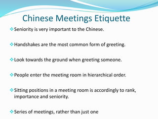 Work culture of china | PPTX