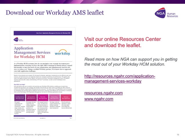 Workday Application Maintenance Services | PDF