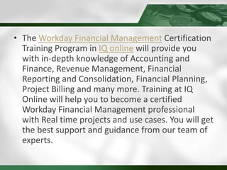 Workday financial training | Workday Online training | PPT
