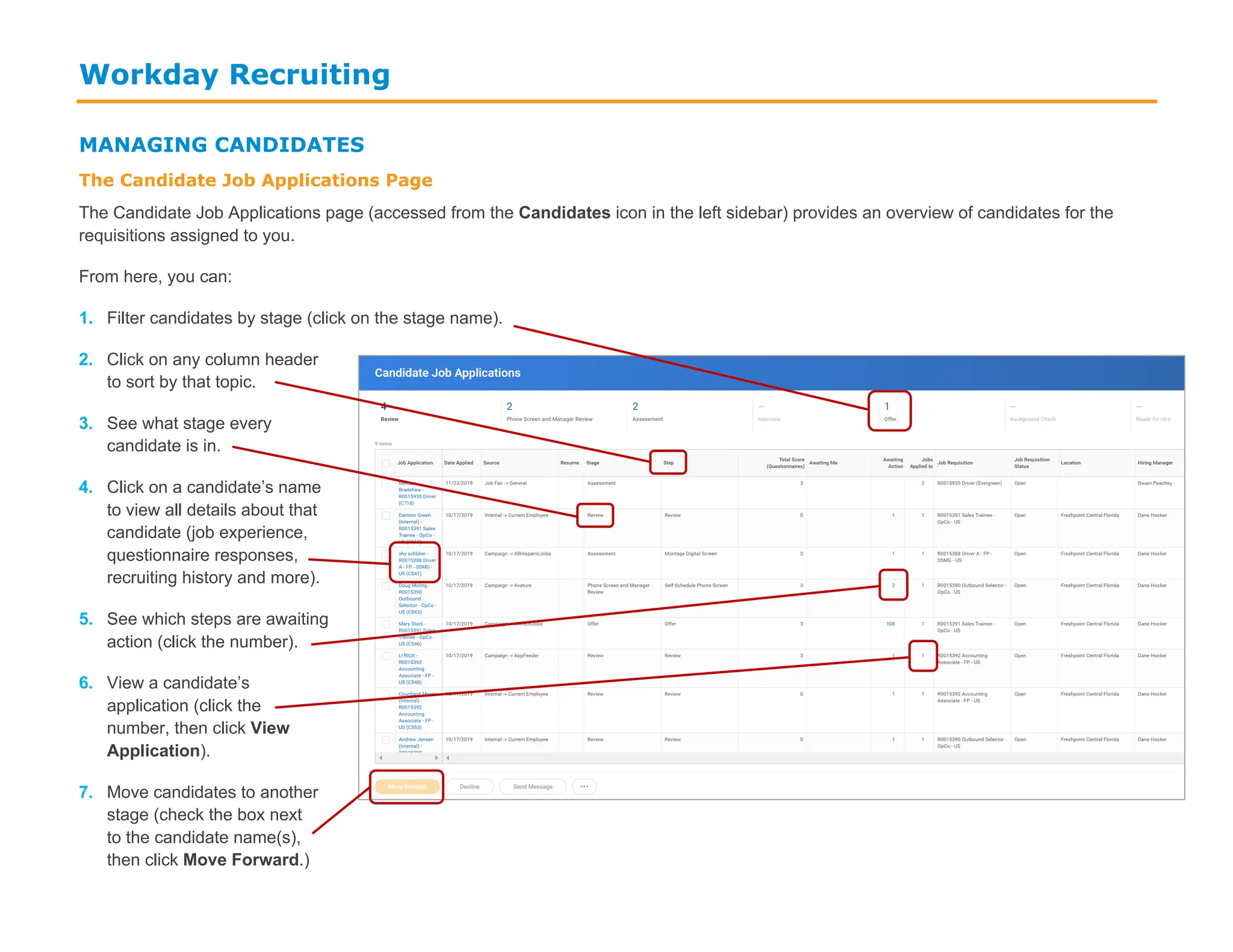 Presentation on Workday for recruiters overview | PDF