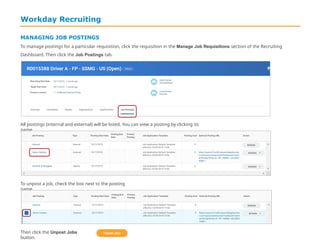Workday for Recruiters presentation overview | PPTX