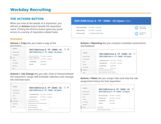 Workday for Recruiters presentation overview | PPTX