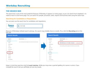 Workday for Recruiters presentation overview | PPTX