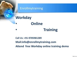 Workday hcm interview questions | PPTX