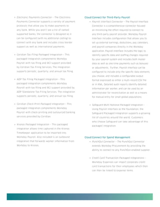 Workday Integration Cloud Connect Datasheet | PDF