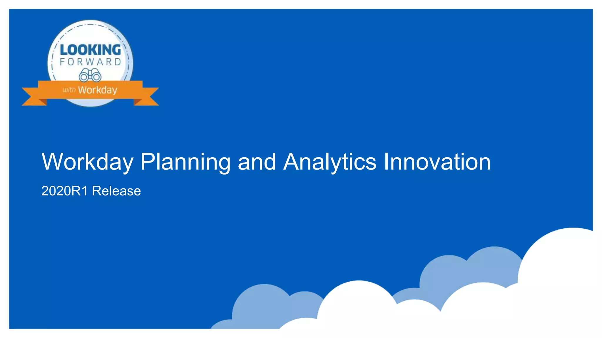 Latest Innovations from Workday Analytics and Planning | PPTX