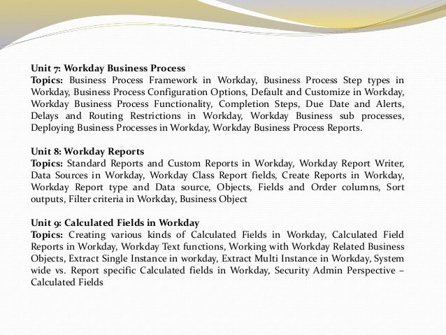 WORKDAY Online Training WORKDAY Online Training