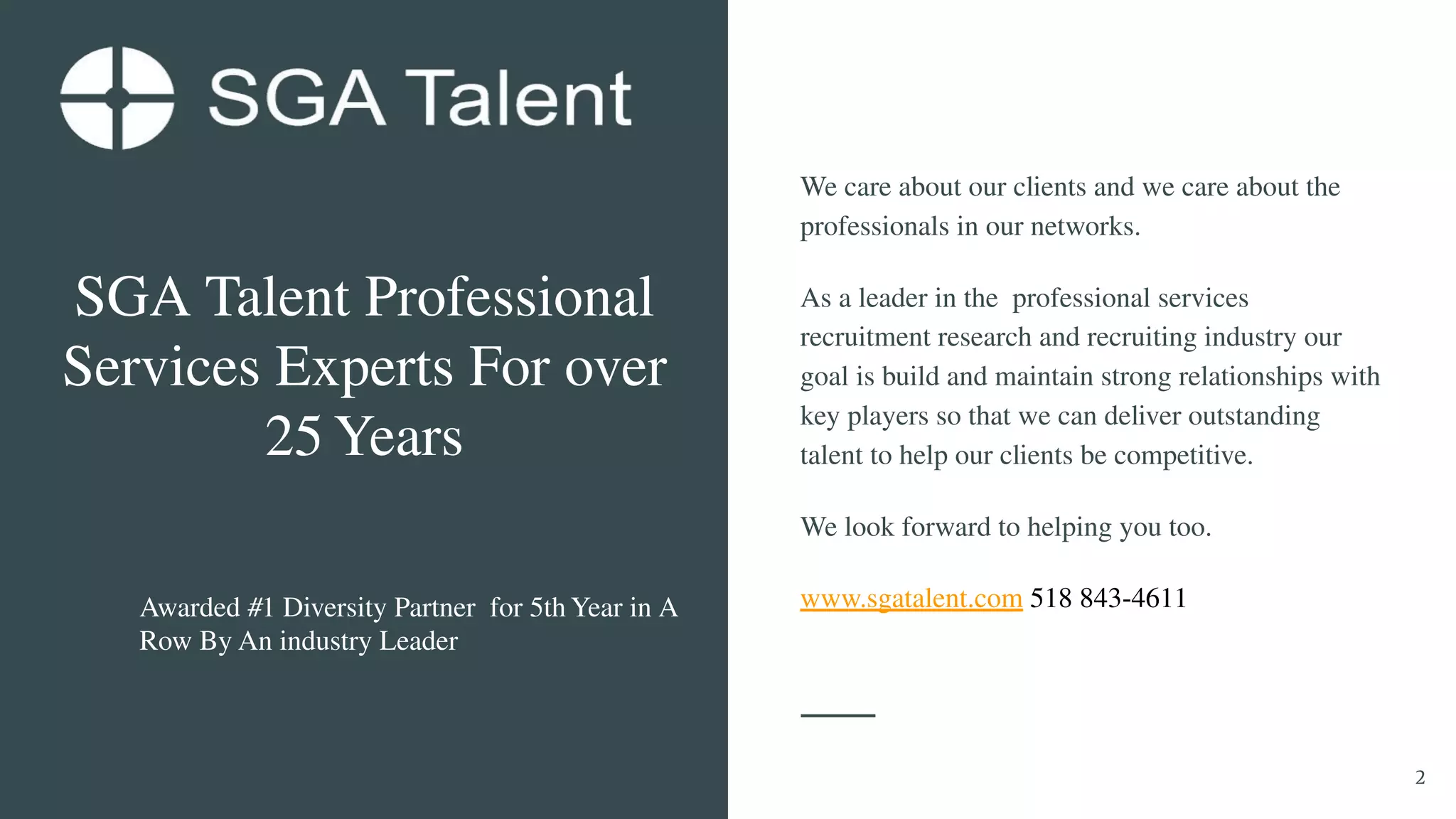 SGA Talent Presents Workday’s Partners & Leadership Teams | PPT