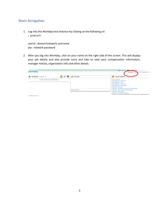 Workday training for_employees | PDF