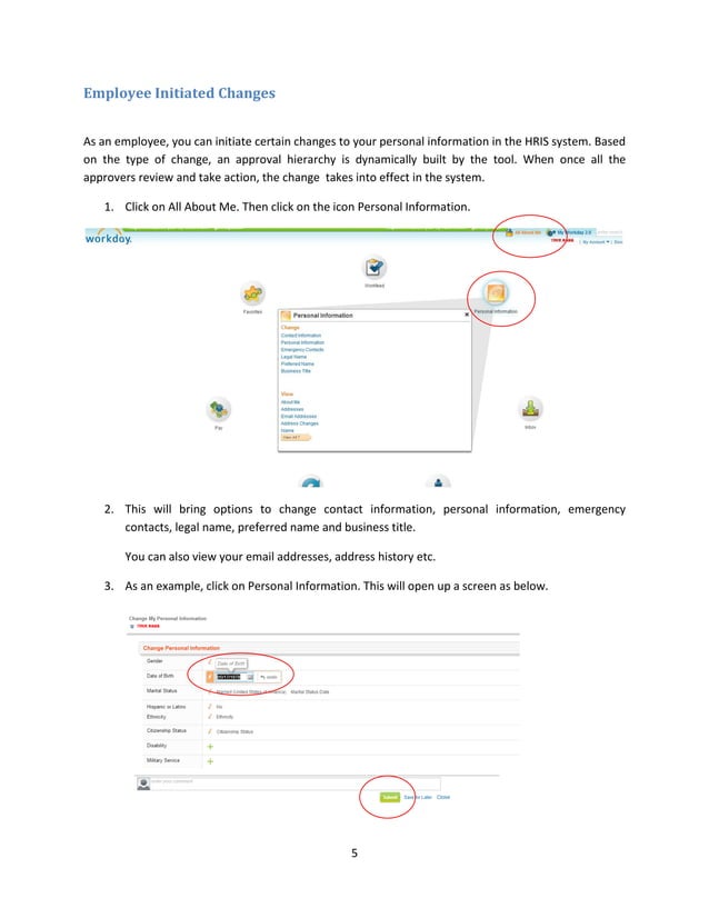 Workday training for_employees | PDF