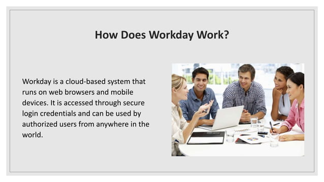 Workday Training Materials | PPTX
