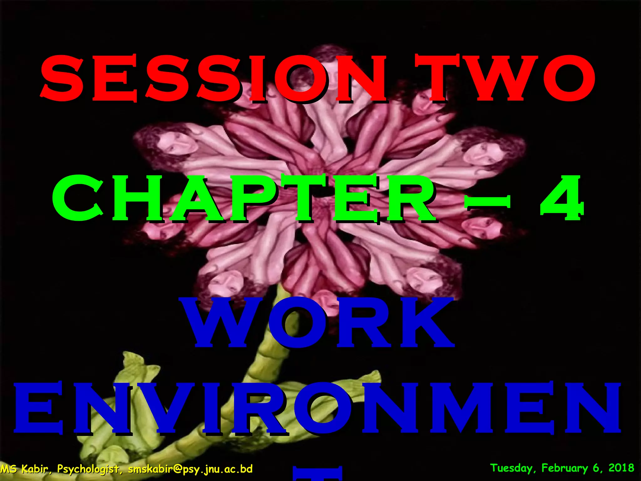 Work design work environment | PPT