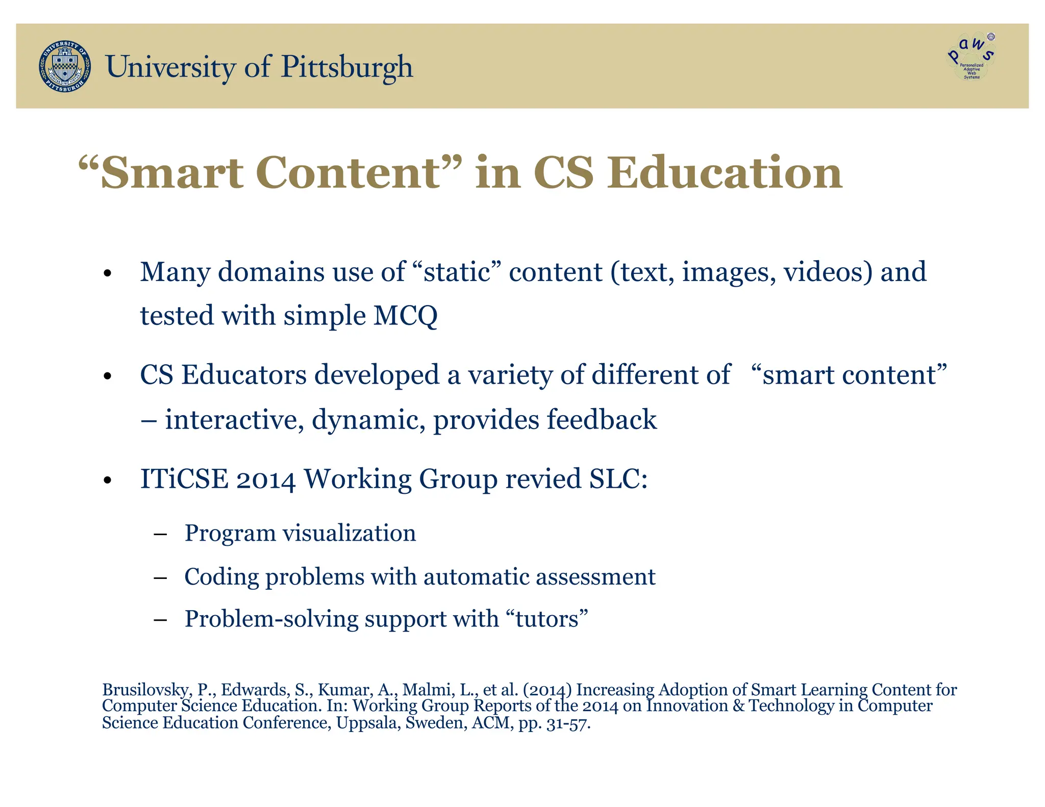 SPLICE Working Group: Reusable Code Examples | PPT